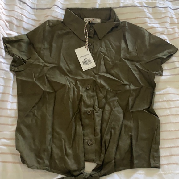 Dex | Shirts & Tops | Dexclothing Olive Green Girls Blouse | Poshmark